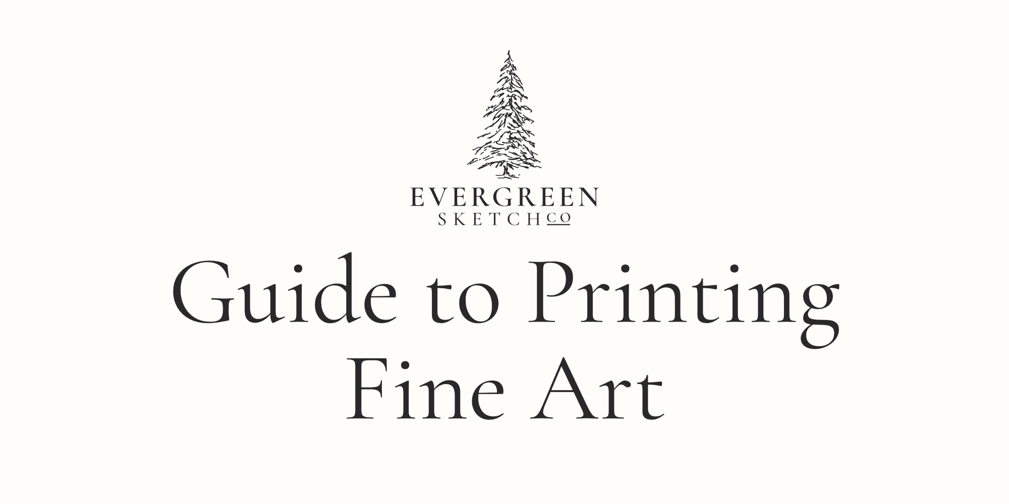 Guide to Print Sizes & Ratios | Evergreen Sketch Co